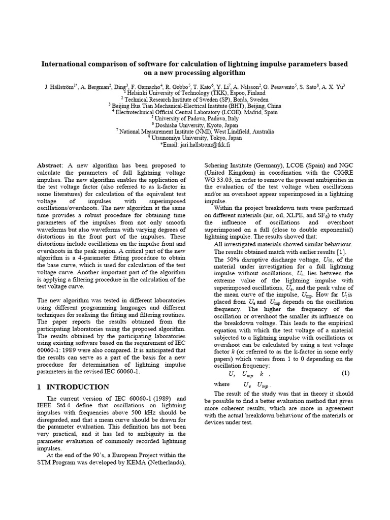 Impulse Fitting Double Exponential | PDF | Telecommunications ...