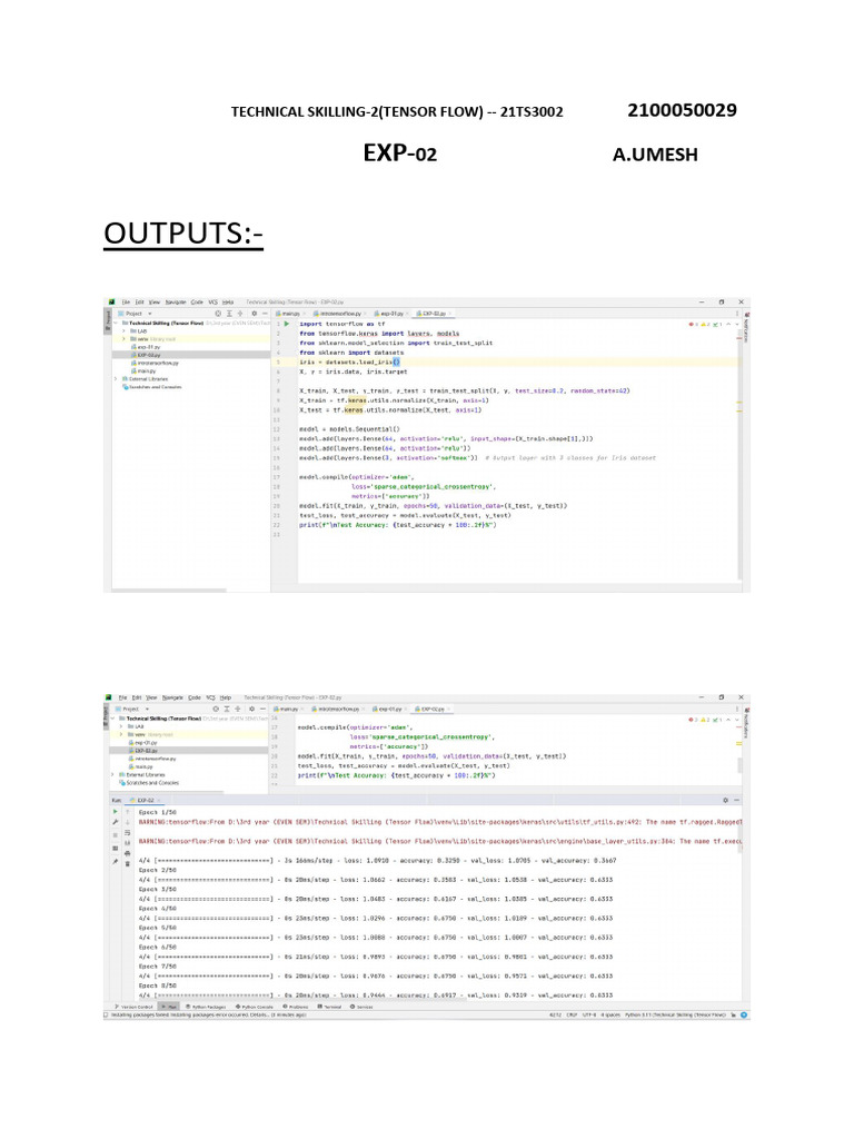Ts (Exp 02) | PDF