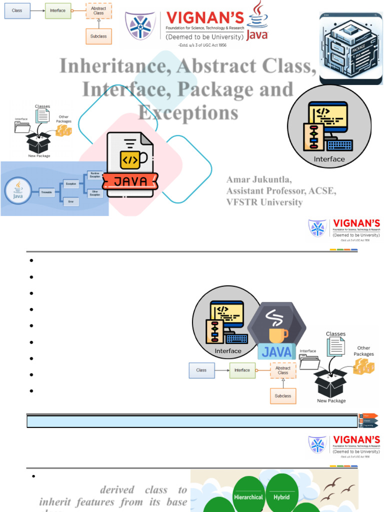 Module1.4 Inheritance Packages Exceptions | PDF | Inheritance (Object Oriented Programming ...
