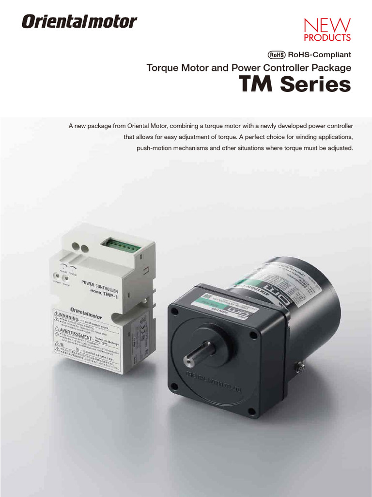 Orientalmotor TM Series en | PDF | Electric Motor | Power Supply