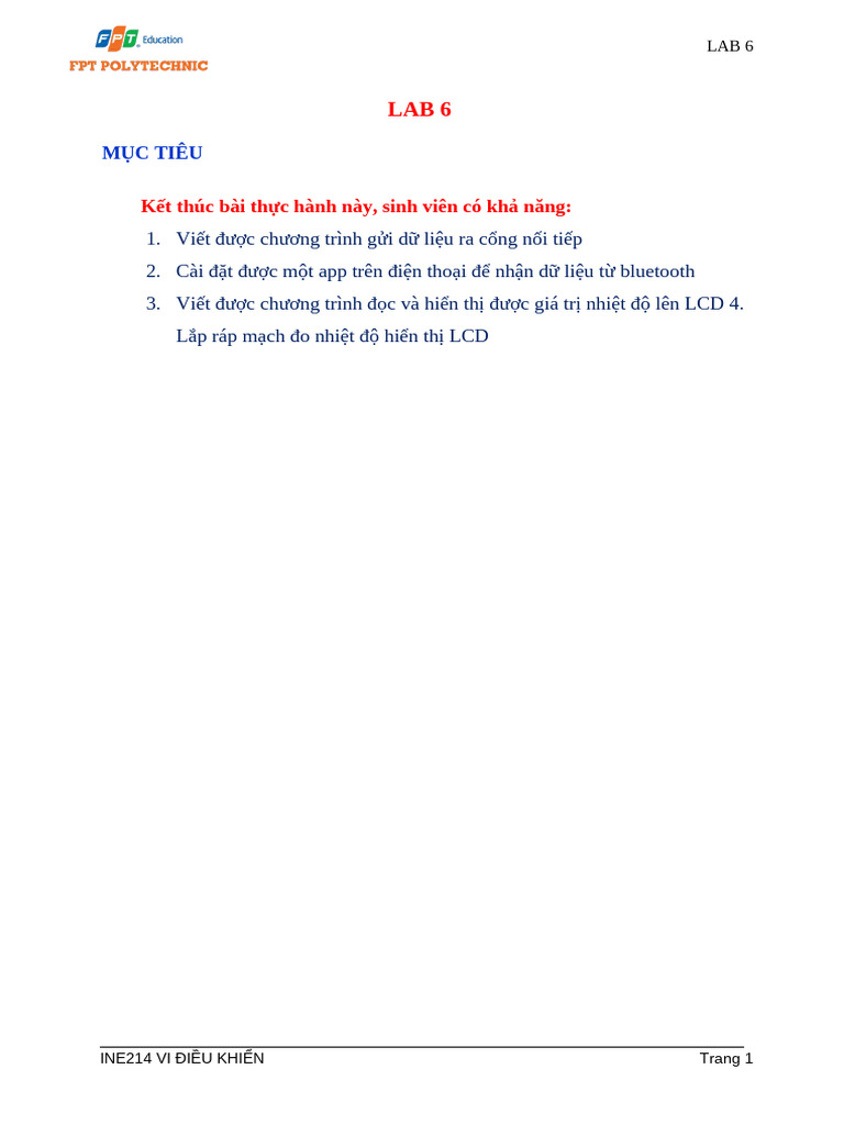 INE214 - Lab6 | PDF