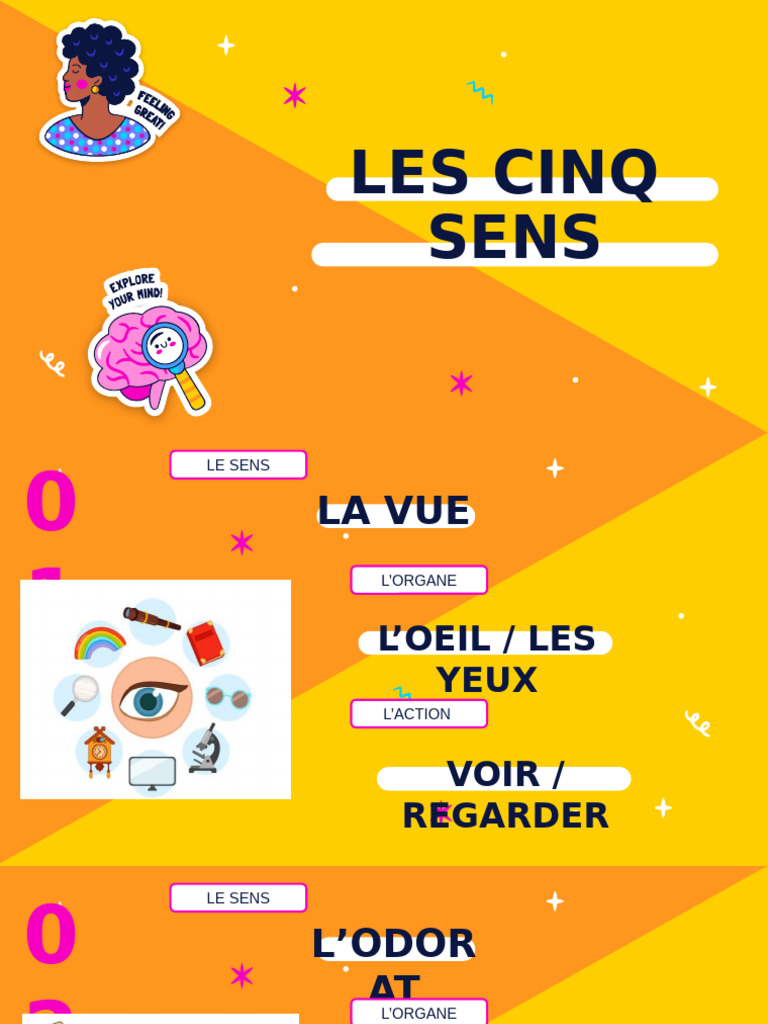 Les cinq sens et leurs organes | PDF