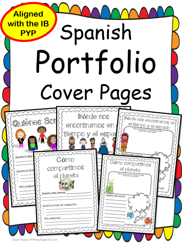 Spanish IB PYP Portfolio Cover Sheets | PDF | Human Communication ...