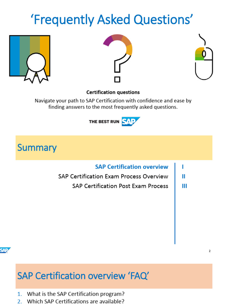 Certification - Frequently Asked Questions | PDF | Identity Document ...