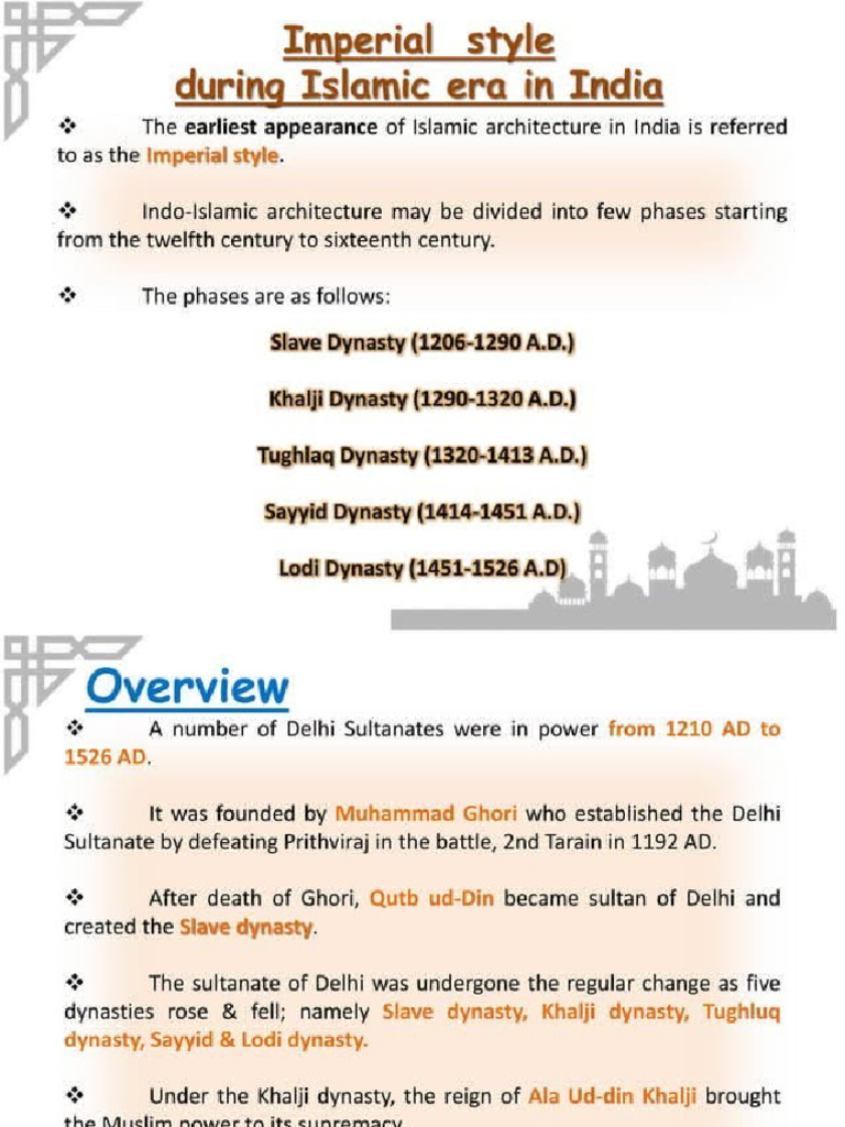 Delhi Sultanate Period | PDF