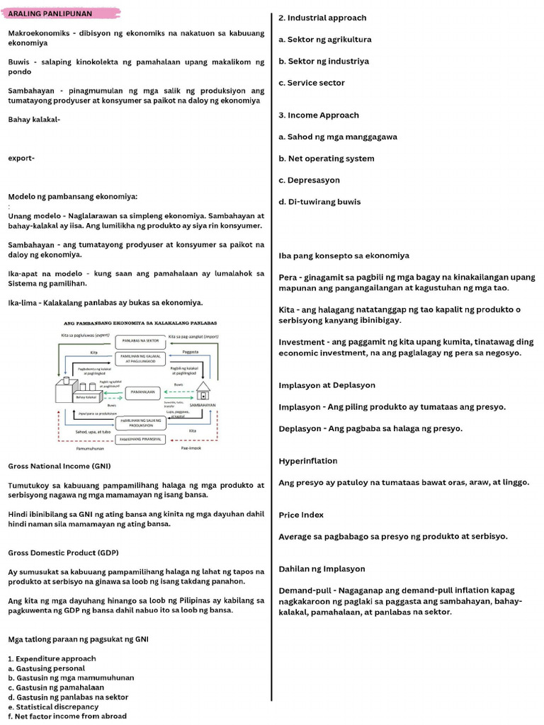 ARALING PANLIPUNAN 3RD QURTER GRADE 9 | PDF