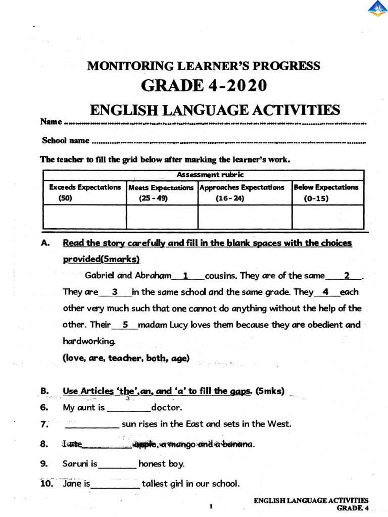 ENGLISH GD 4 (1) | PDF | Linguistics