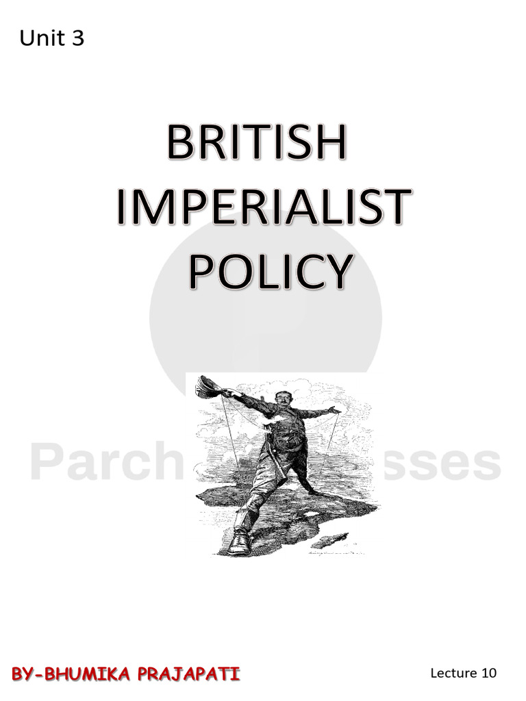 British Imperial Policy | PDF | British Empire | British India
