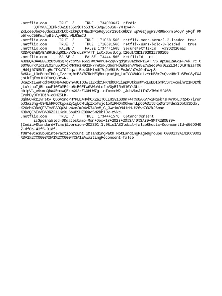 5 netflix cookies | PDF