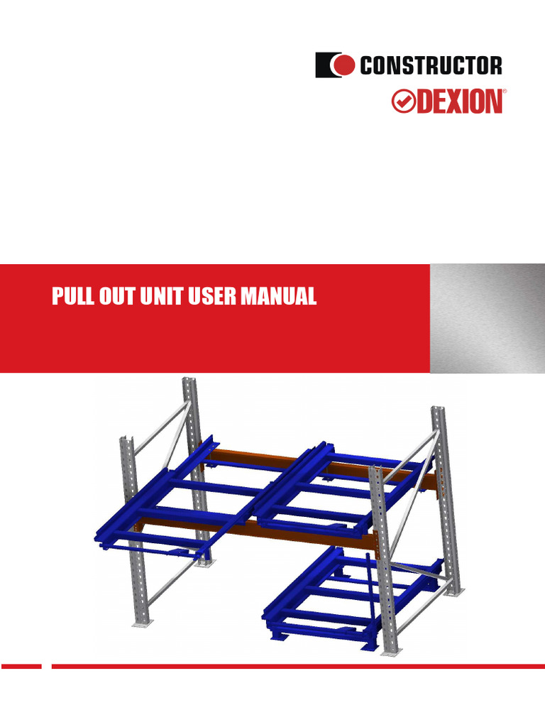 Pull Out Unit User Manual Guide | PDF | Nut (Hardware) | Pallet