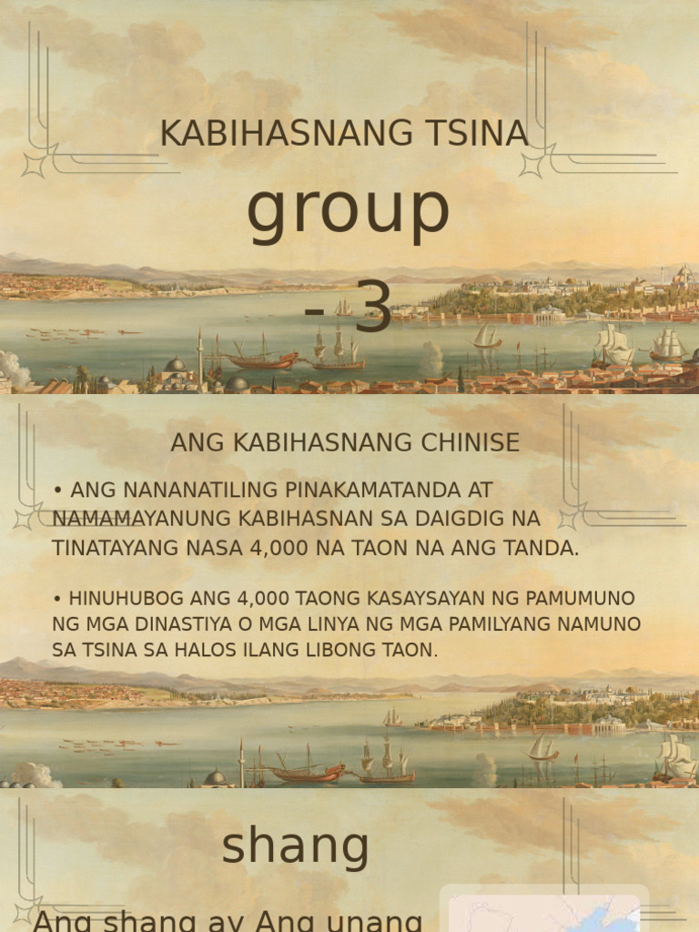 Kabihasnang Tsina - Group 3 | PDF