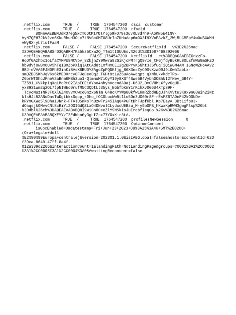 1 netflix cookies | PDF