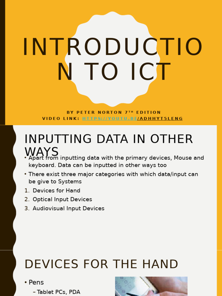 Lecture#5-Introduction To ICT | PDF | Image Scanner | Barcode