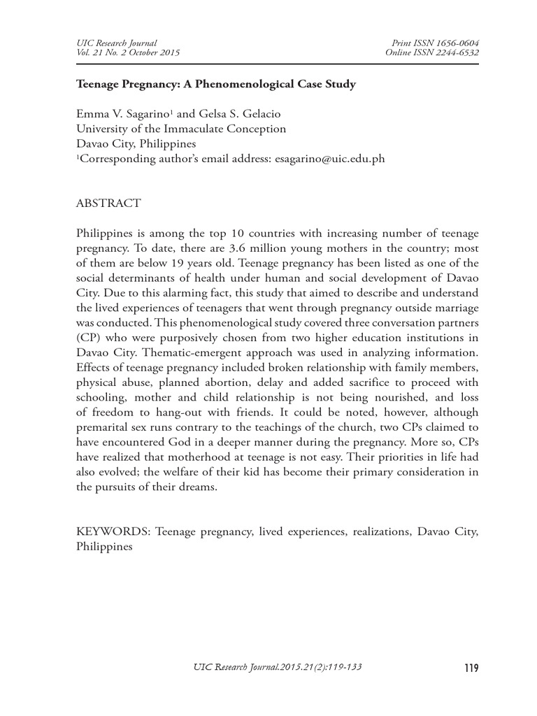 Reading Assignment 2 | PDF | Adolescence | Teenage Pregnancy