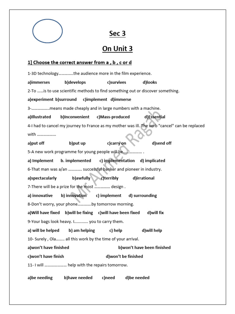 sec3 on unit 3 with units 1&2 | PDF
