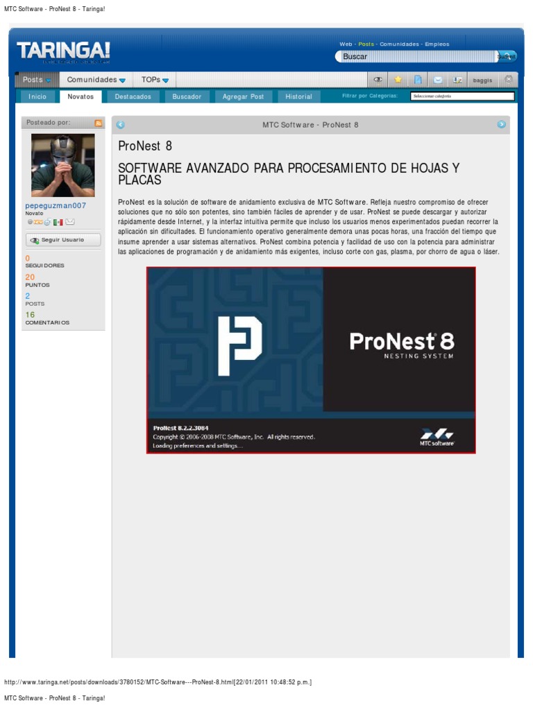 Software ProNest 8: Fácil y Potente | PDF | Software | Informática
