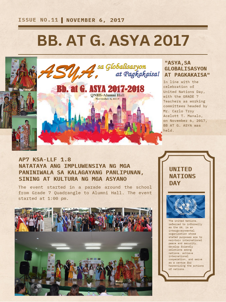 UN 2017 - Accomplishment Report | PDF