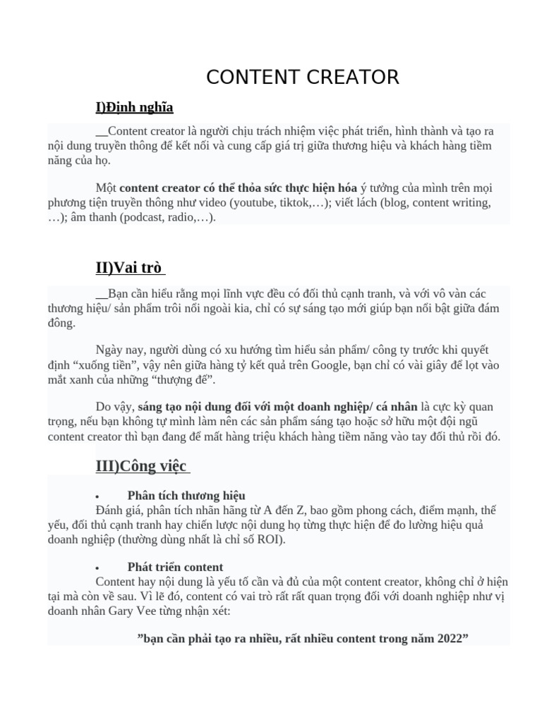 Content Creater | PDF