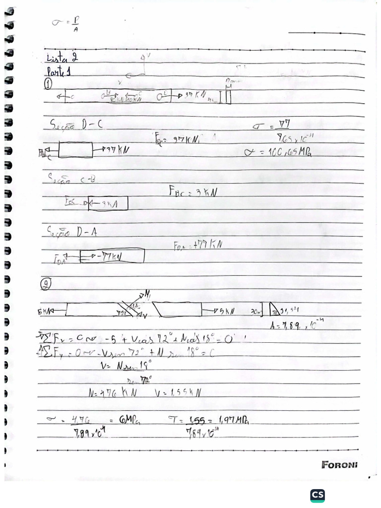 Lista 2 Mec Sol Gabriel Maximiliano Chvez | PDF