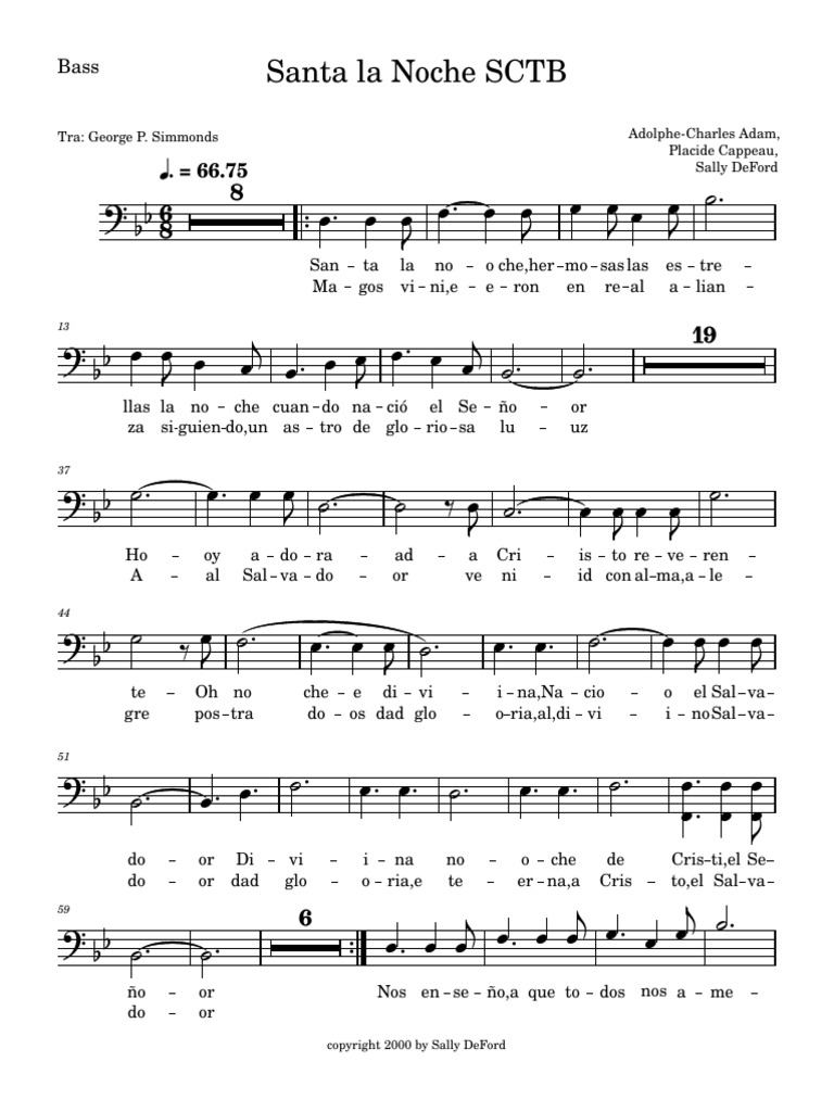 Santa La Noche SCTB-Bass | PDF
