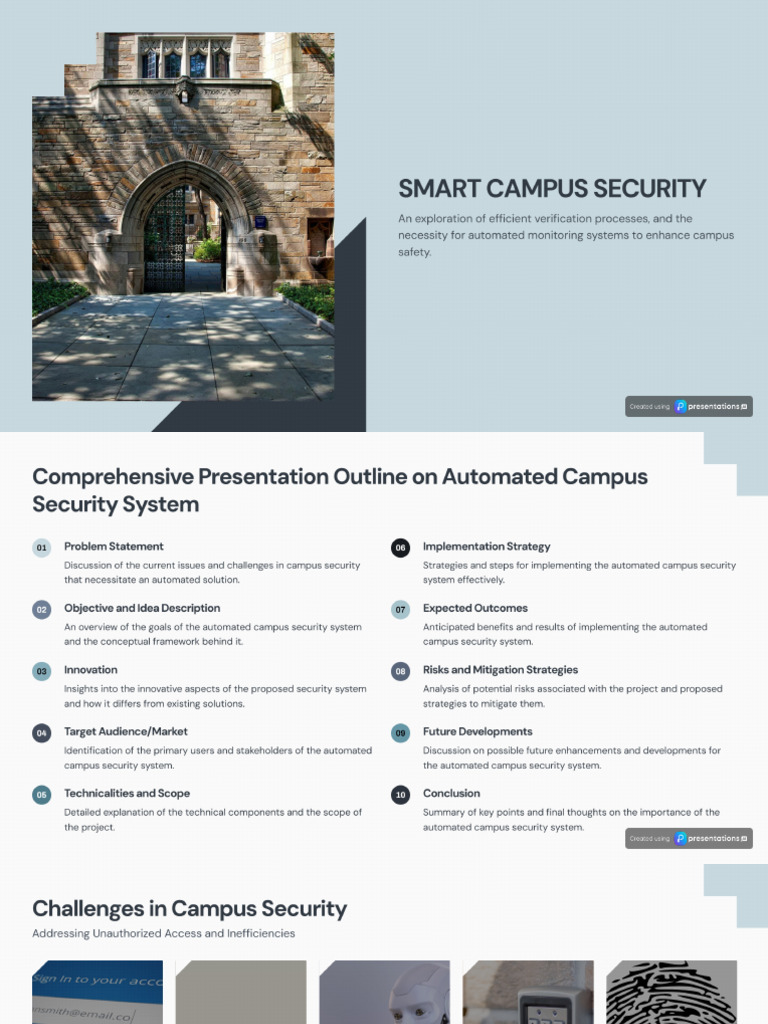 Challenges in Campus Security Management | PDF