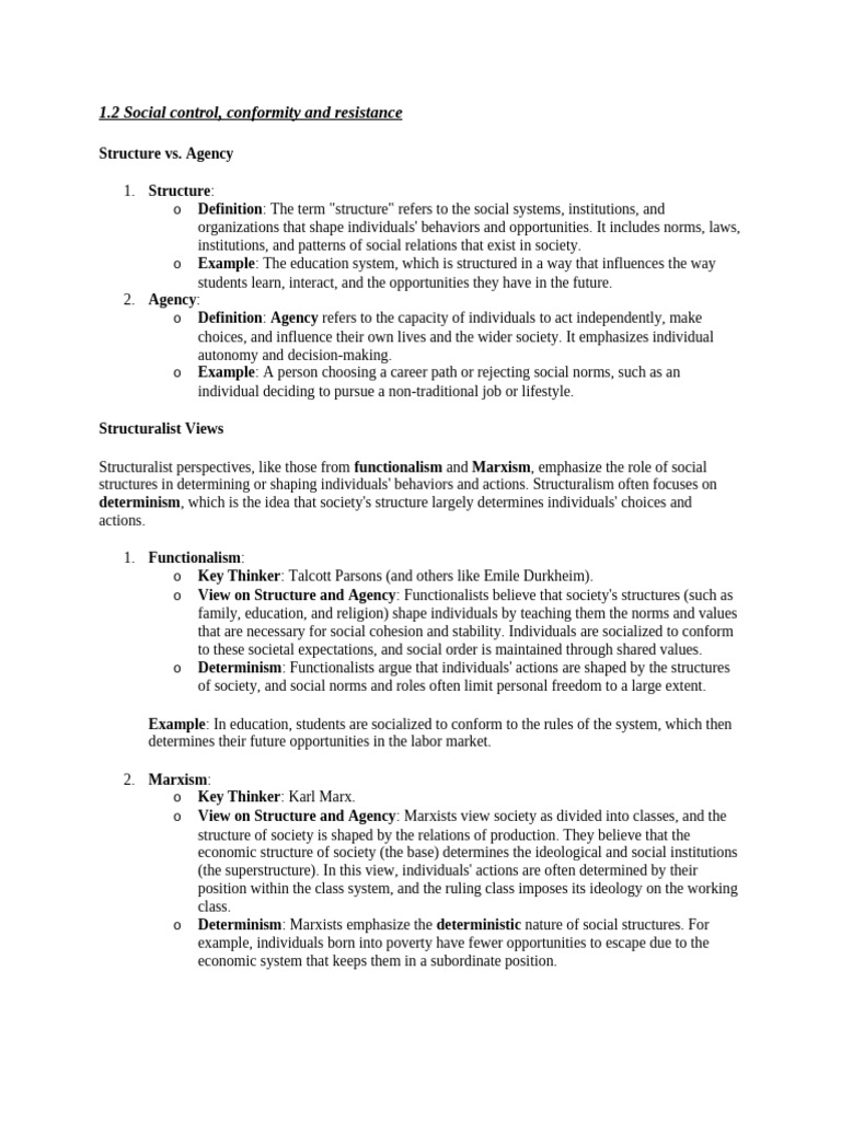 Social Control and Conformity Dynamics | PDF | Deviance (Sociology ...