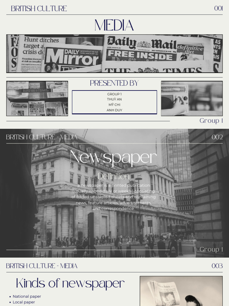 British Media Landscape Overview | PDF | Newspapers | Soap Opera