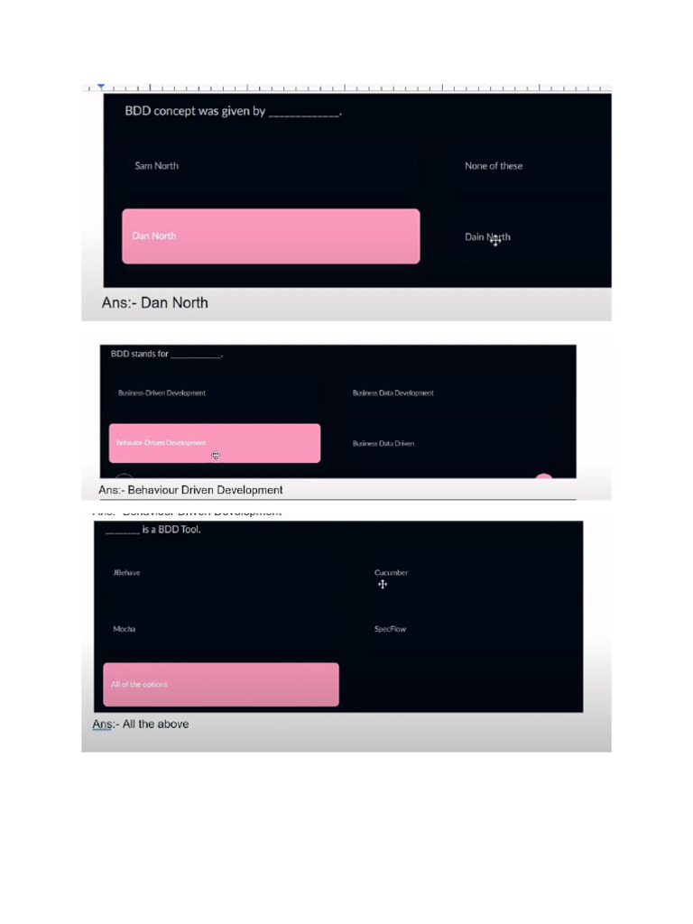 Cucumber MCQs 5 | PDF