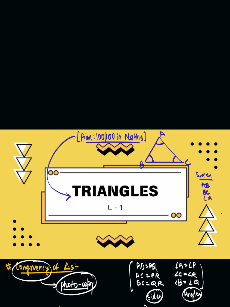 Triangles L1 | PDF