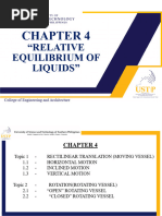 9.1 Relative Equilibrium (Rectilinear Motion) | PDF | Acceleration ...