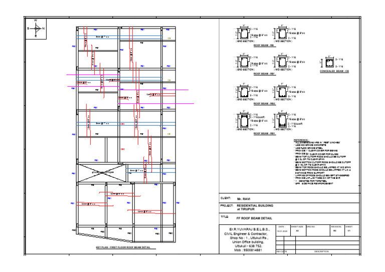 FF ROOF DWG-2 | PDF | Structural Engineering | Building Engineering
