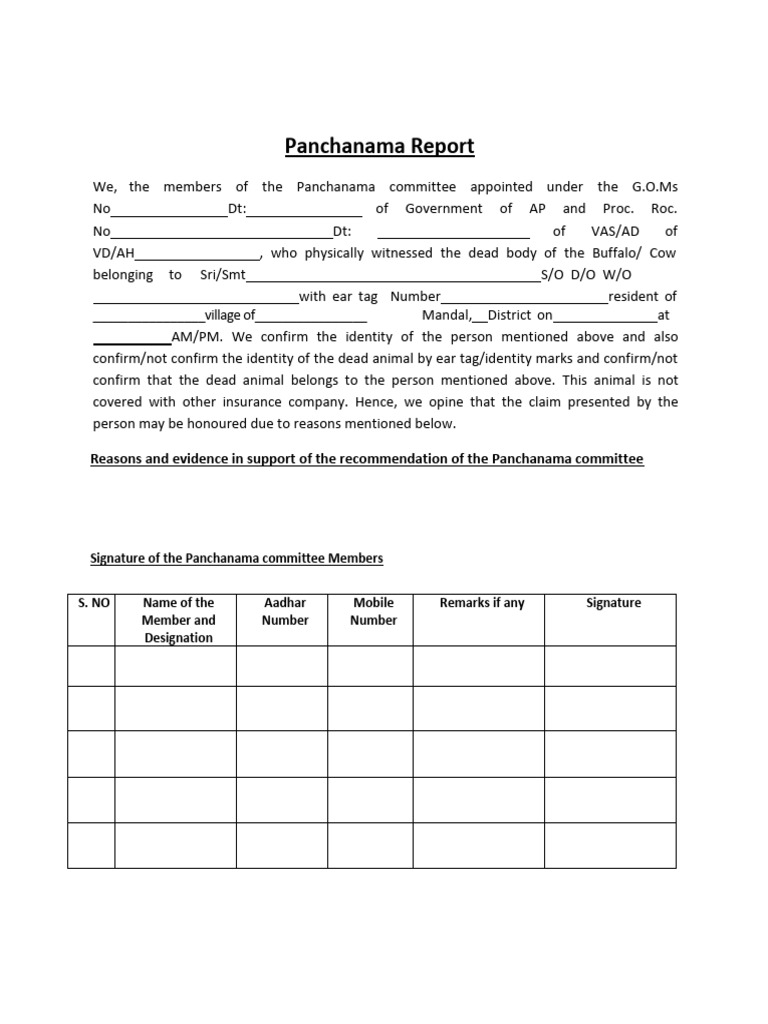 Livestock Claim Verification Report | PDF