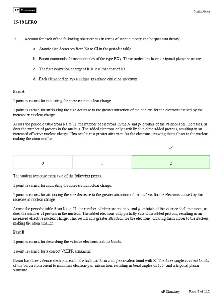 百天百题 Q9-答案 | PDF | Energy Level | Chemical Bond