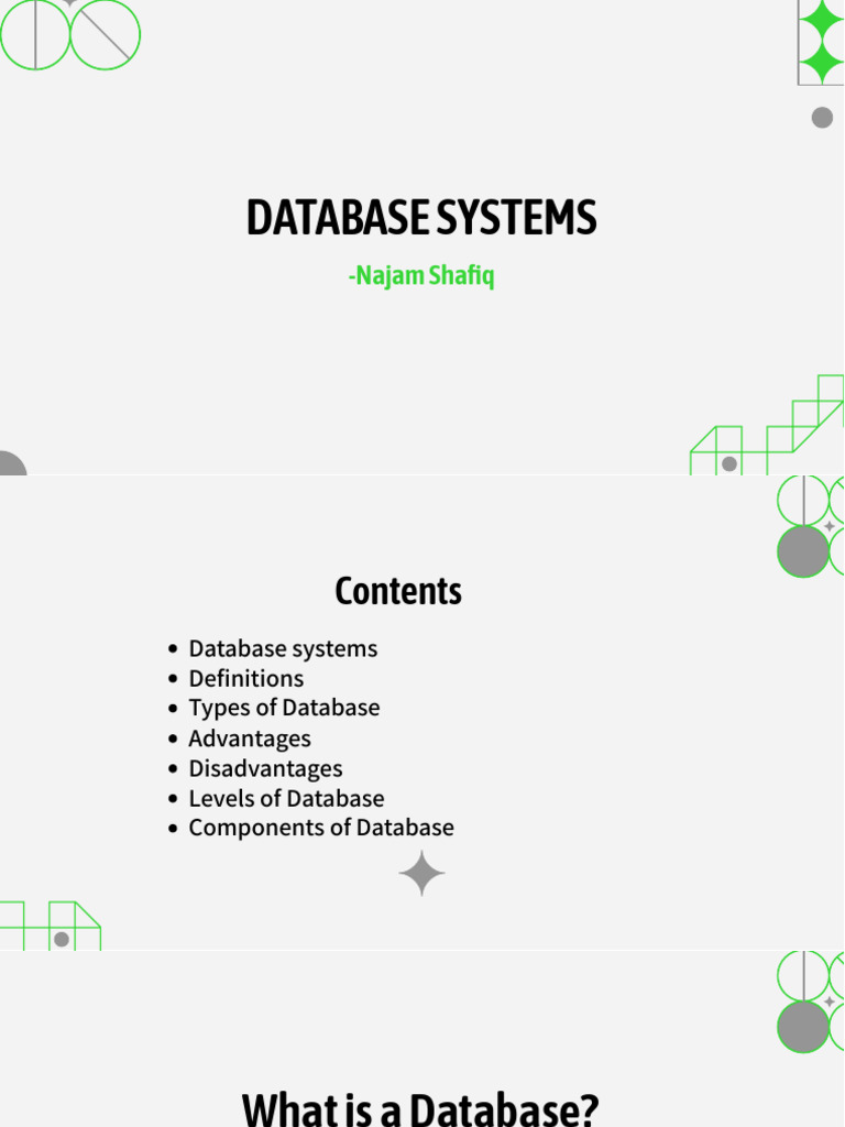 Database Systems Overview | PDF | Databases | Relational Database