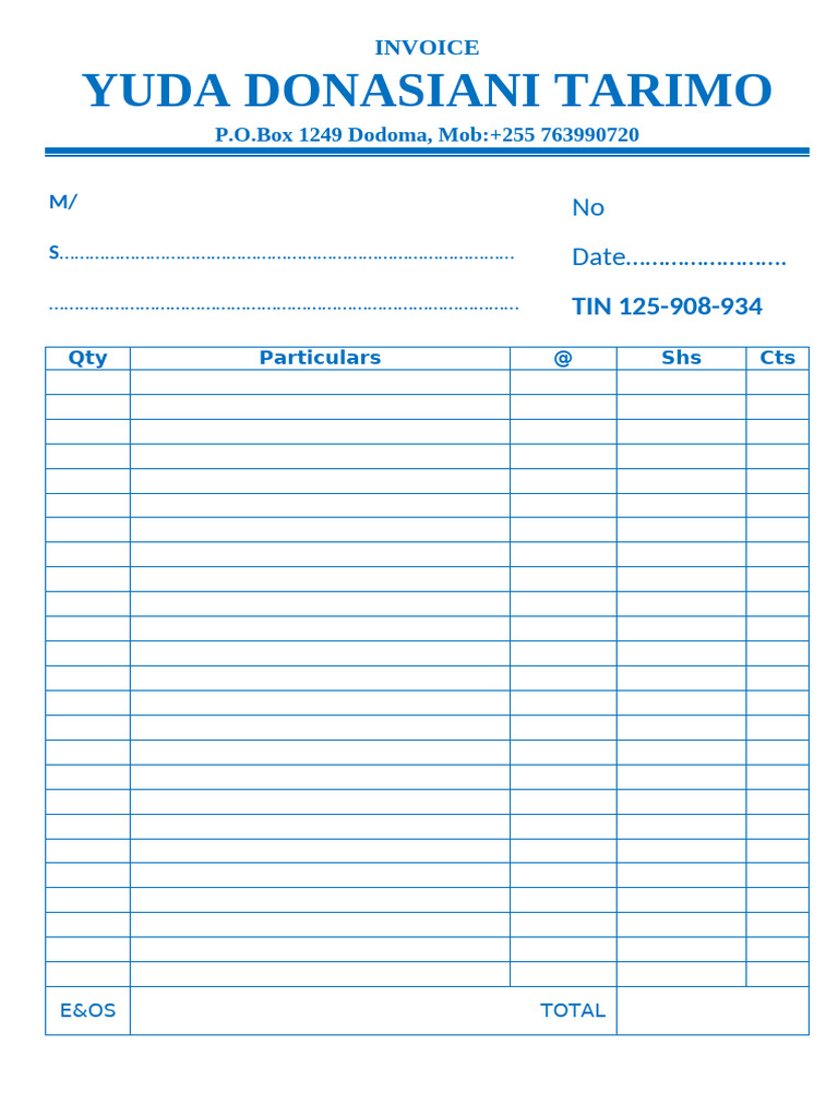 Invoice A5 | PDF