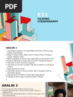Transcription Steno Filipino | PDF