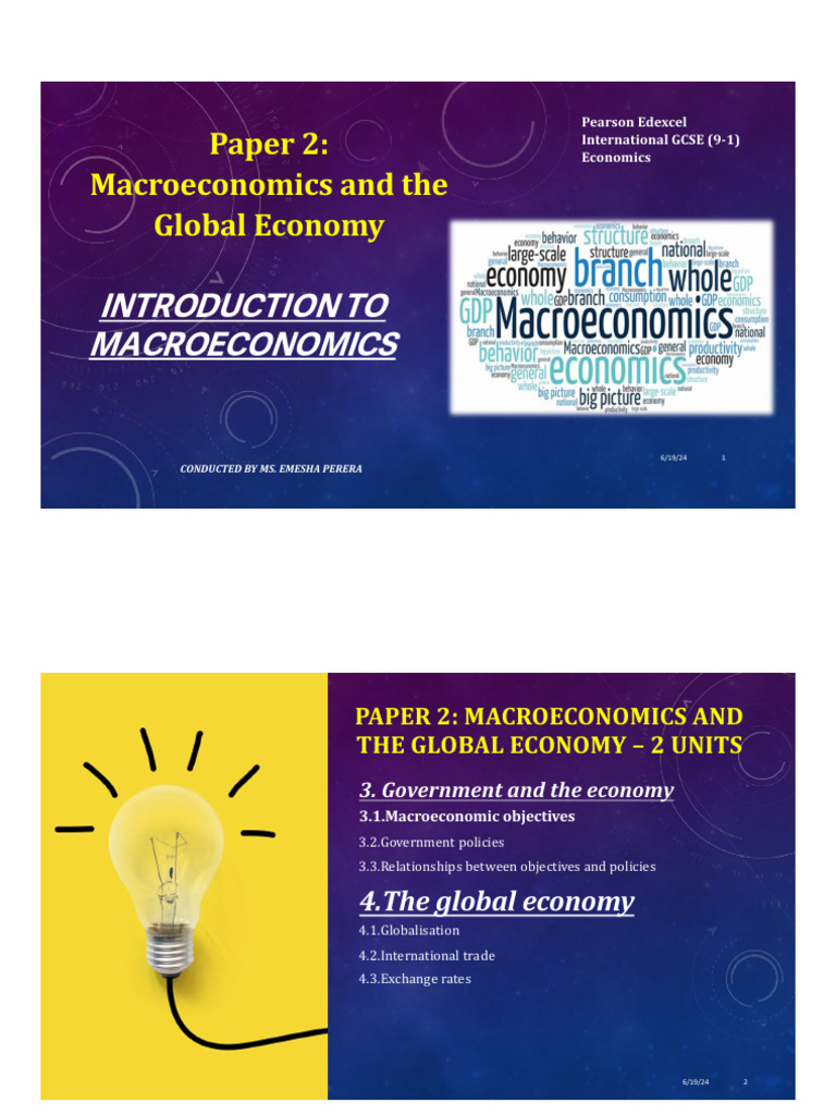 Intro To Macroeconomics | PDF | Macroeconomics | Fiscal Policy