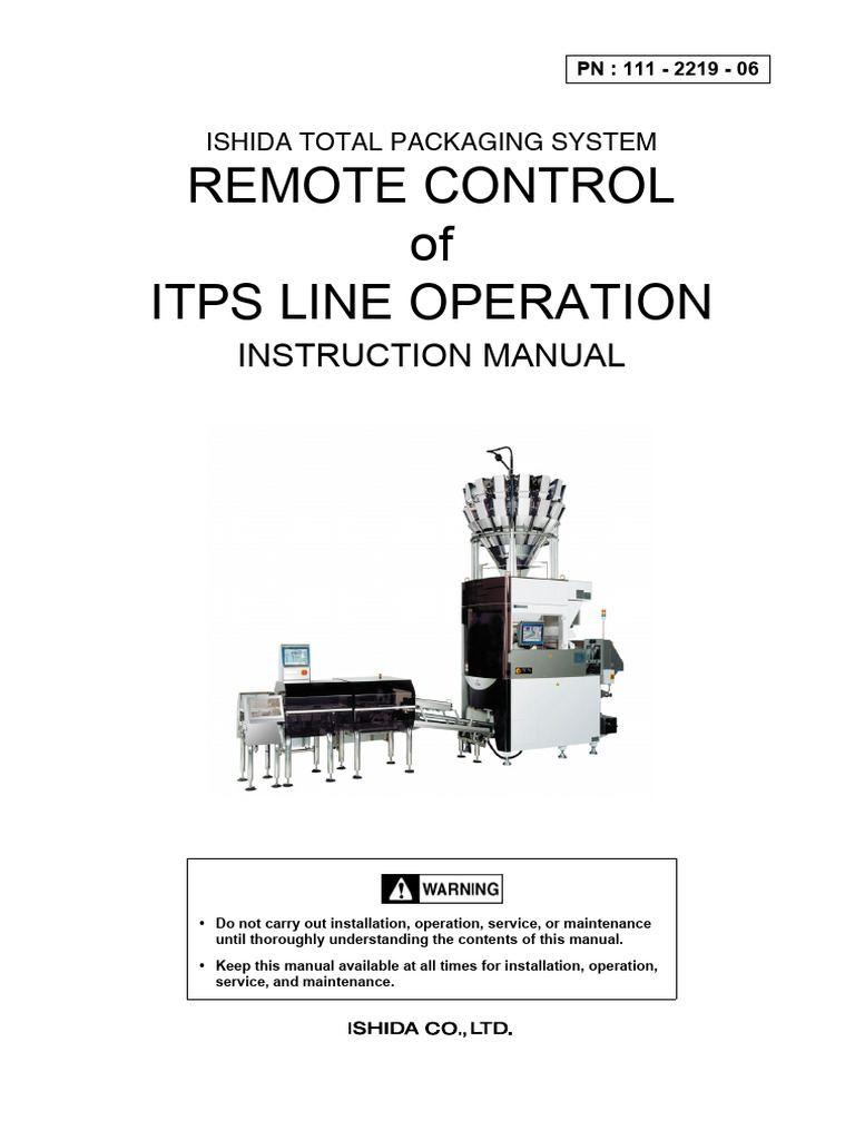 111 2219 06 Itps Operation | PDF | Computer Keyboard | Menu (Computing)
