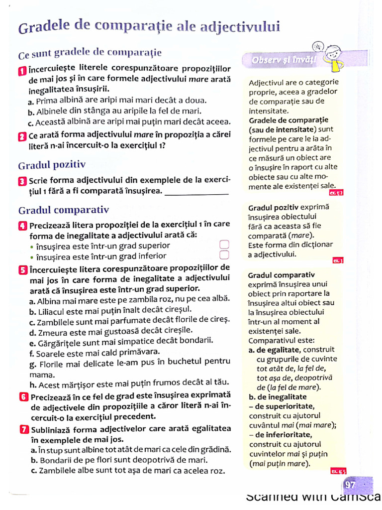 Grade Comparatie Adj FL1 | PDF