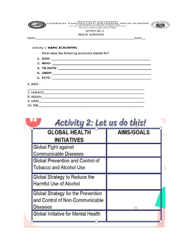 Act2 Health Third | PDF