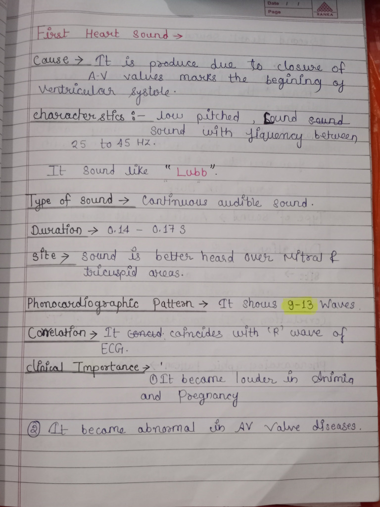 Heart Sound | PDF