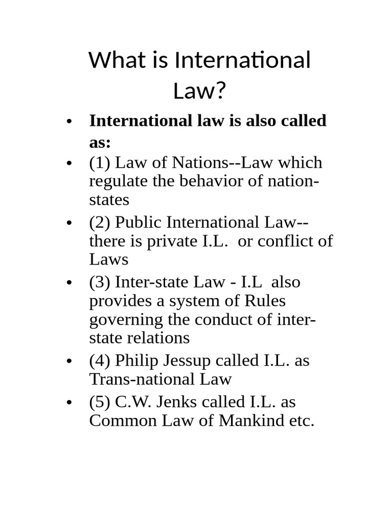 Understanding International Law Basics | PDF | International Law ...
