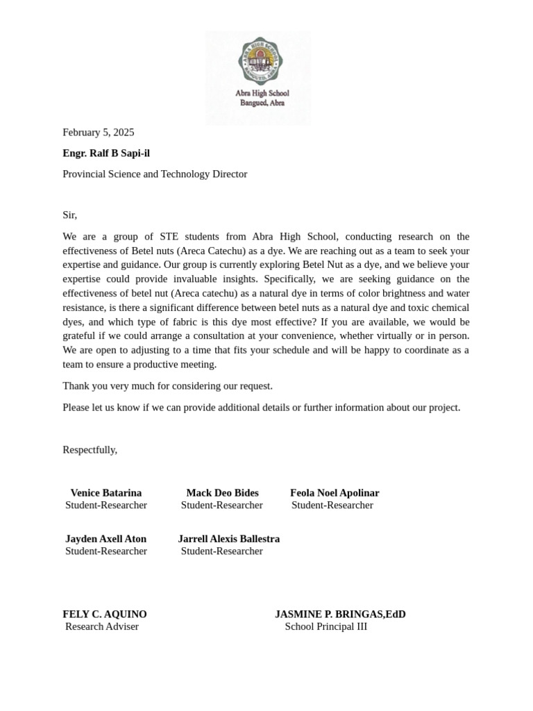 DOST Letter Final | PDF