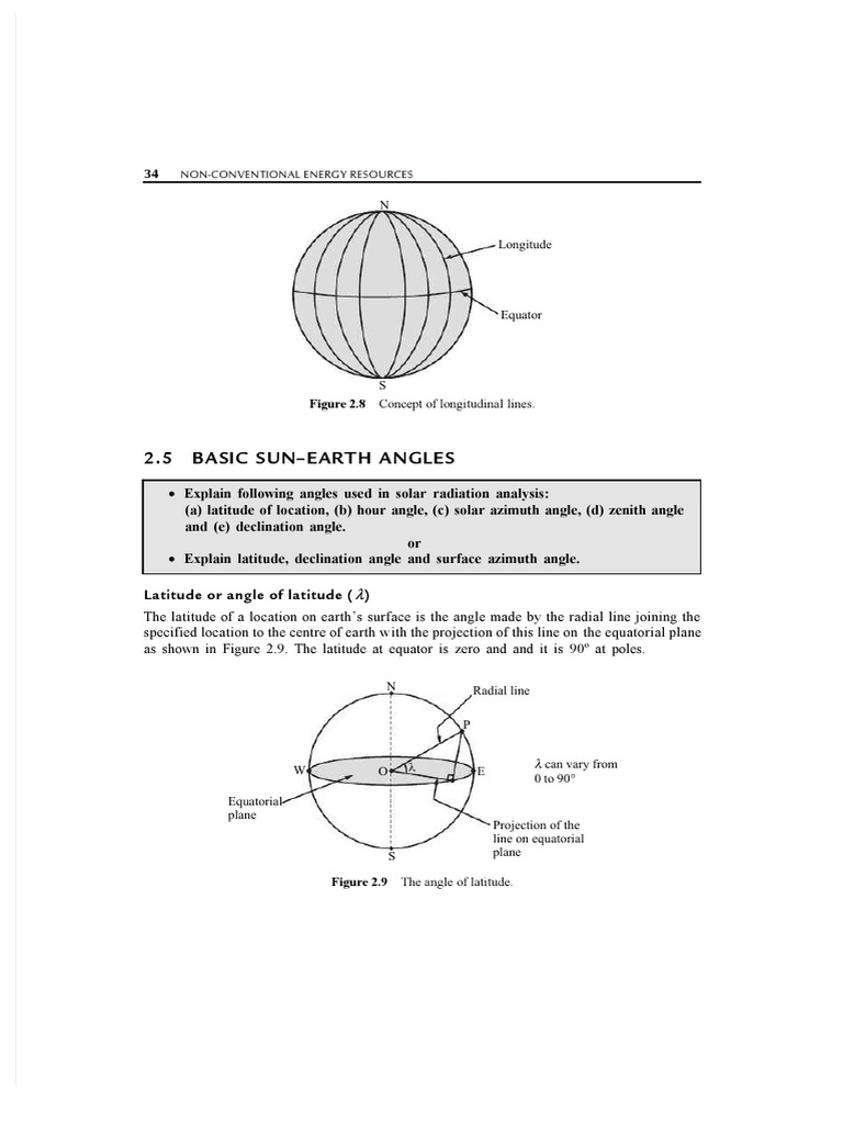 Sun Earth Angles | PDF