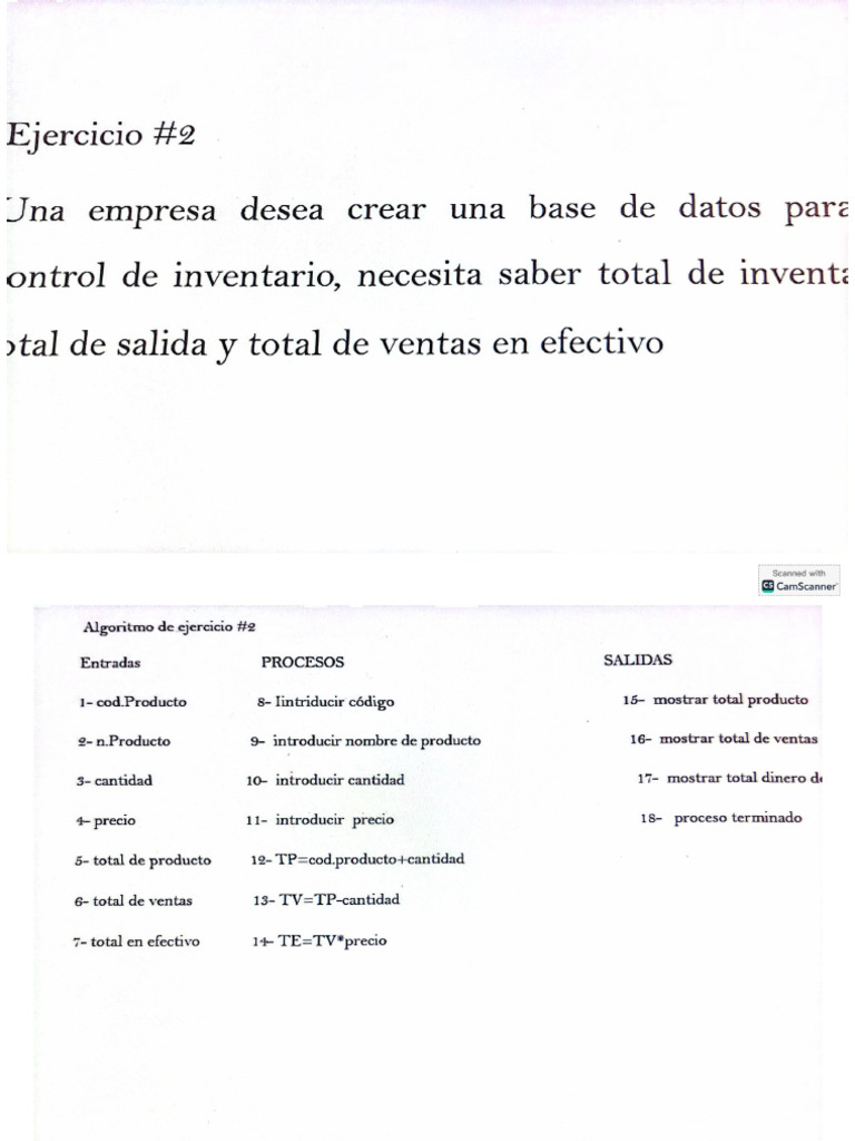 Ejec de Diagrama de Flujo | PDF