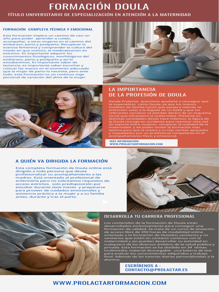 Programa_Formacion_Doula_Prolactar | PDF | Doula | Parto