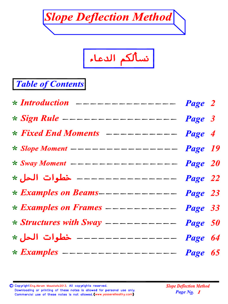 28 - Slope Deflection Method (2013) | PDF
