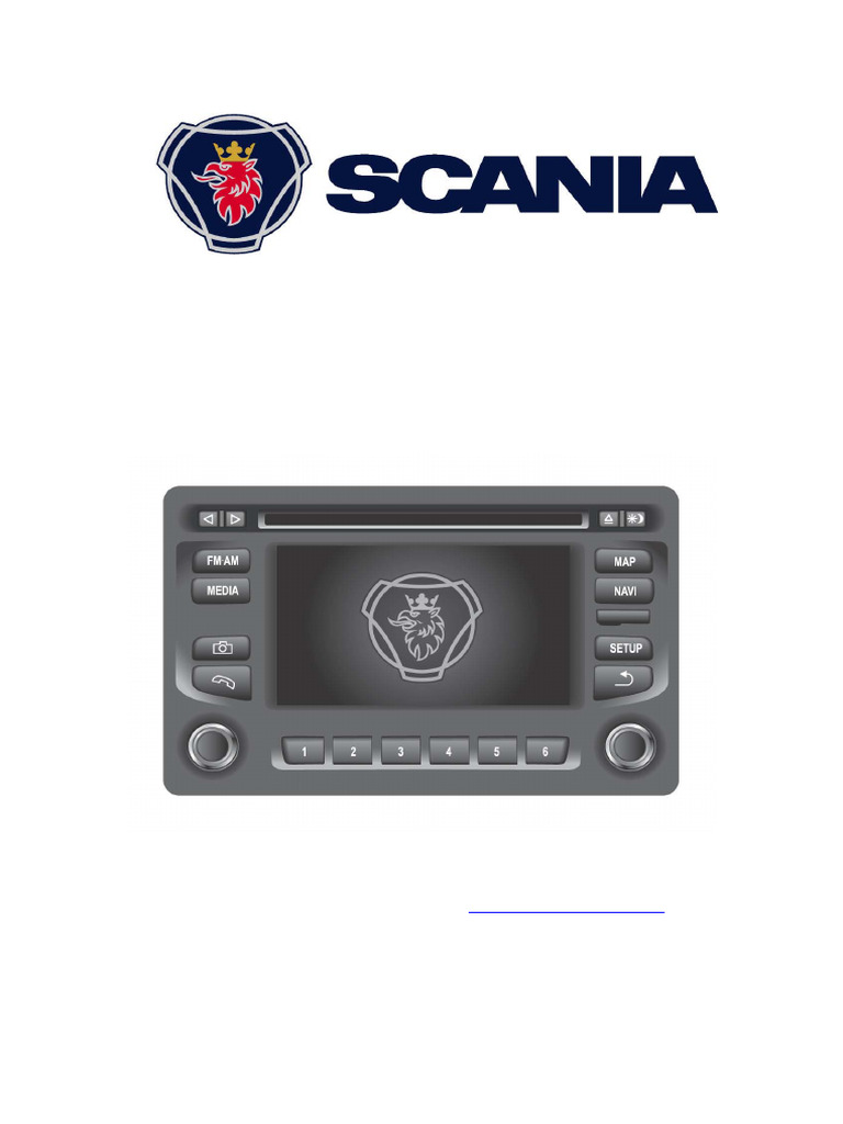 Scania Radio Premium User Manual | PDF | Menu (Computing) | Traffic