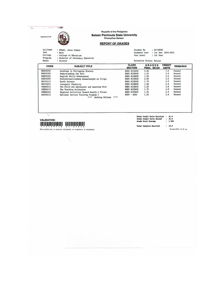 1st Year Ear - 2nd Sem | PDF