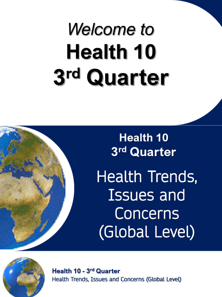 Global Health Trends and MDGs Overview | PDF | Millennium Development ...